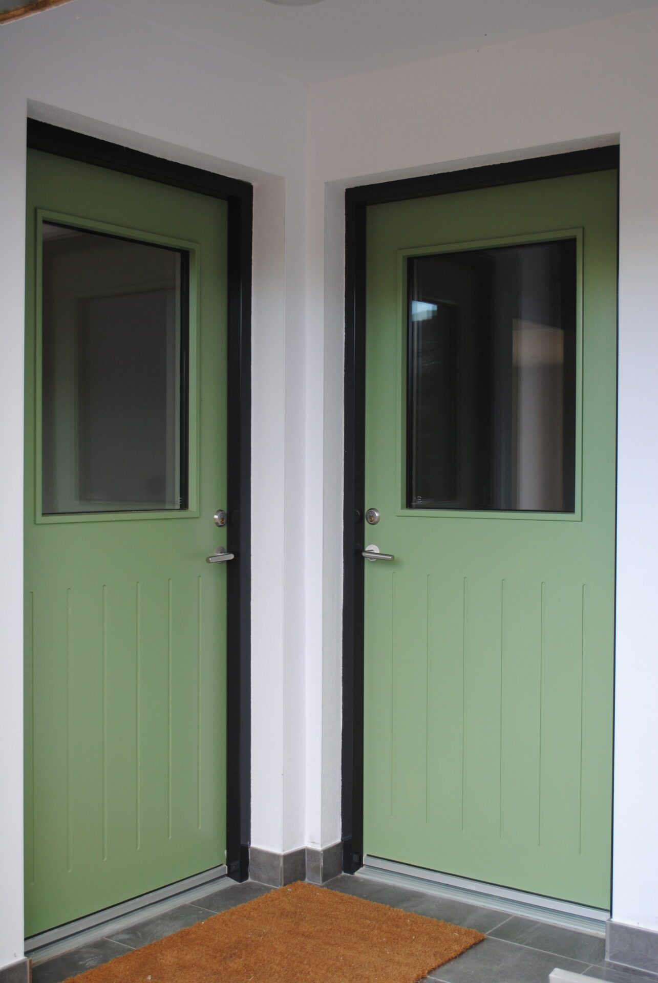 Flush Panel Entrance Doors | Greensteps Windows